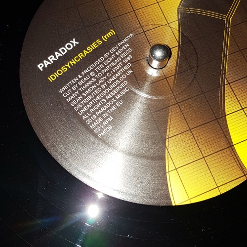 Stream Paradox - 'Idiosyncrasies [rm]' (Paradox Music 12" 039) by ...