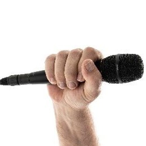 Stream Holding the microphone at the top of the handle, just beneath ...