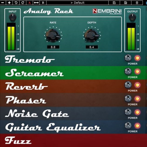 Stream NA Analog Rack Tremolo + Reverb ACTIVE by Nembrini Audio ...