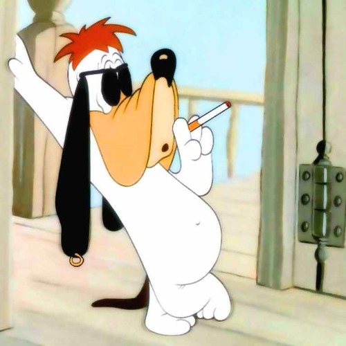Droopy Dog Cartoon Going Down