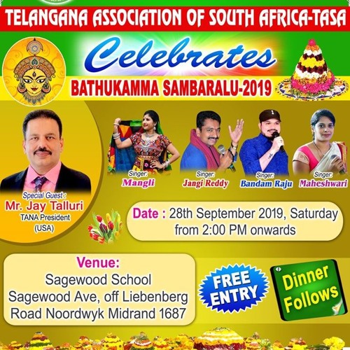 Stream Bathukamma Celebrations 2019 Invitation in Lotus FM by Murali ...