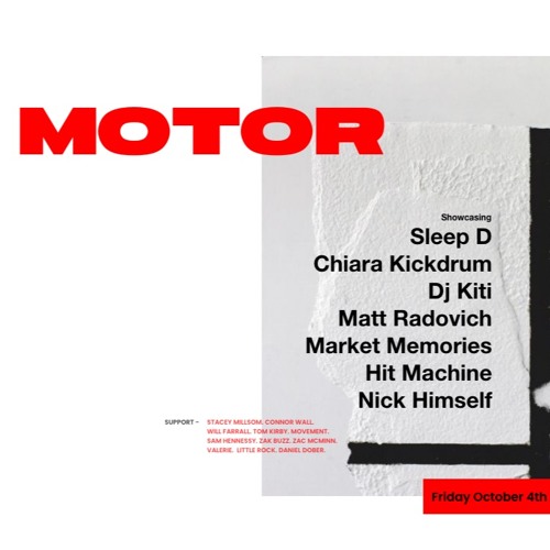 Stream Matt Radovich DJing at MOTOR at the Prince Bandroom Oct 2019 by ...