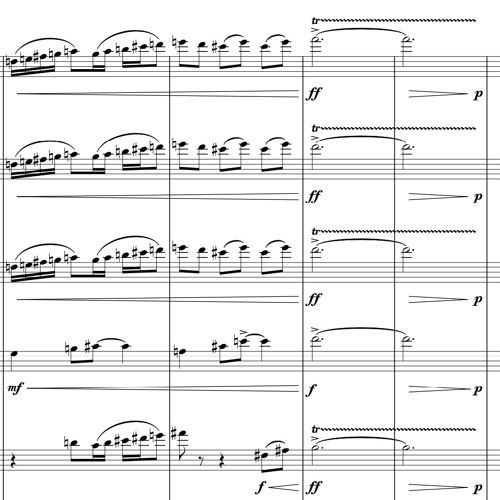 Stream "Gale" for solo trumpet and wind band (teaser) by Bryce Owen ...