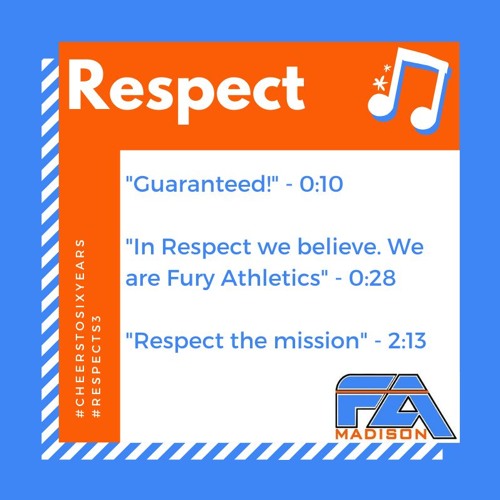 Stream Respect 2019-2020 by Fury Athletics of Madison | Listen online ...