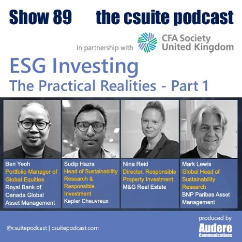Stream episode Show 89 - ESG Investing - The Practical Realities - Part 1 by the csuite podcast ...