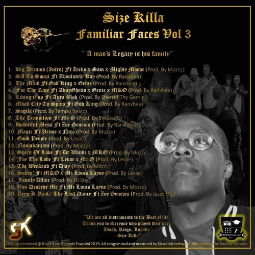 Stream @Size Killa | Listen to Familiar Faces Vol. 3 playlist online for free on SoundCloud