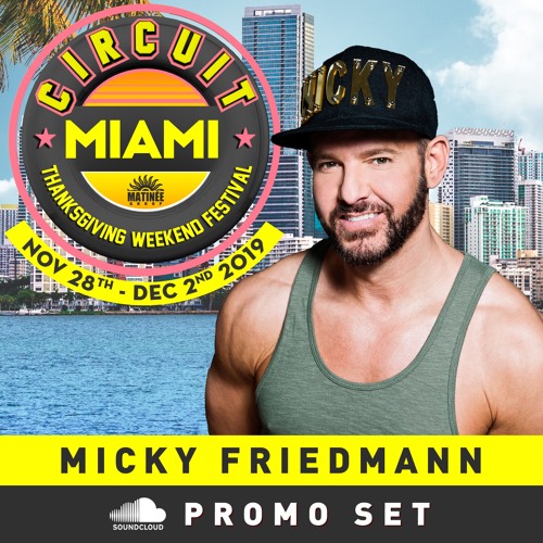 Stream MICKY FRIEDMANN - CIRCUIT MIAMI 2019 PEAK HOUR SET by Micky Friedmann | Listen online for ...