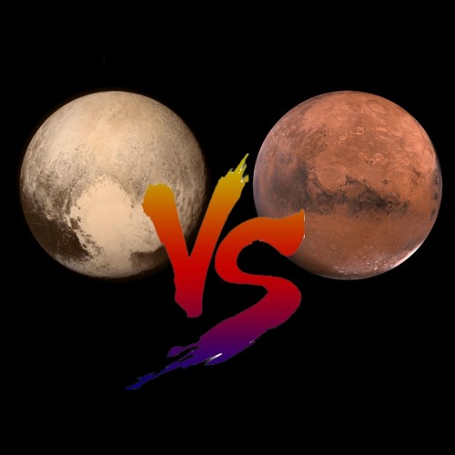 Pluto Compared To Mars