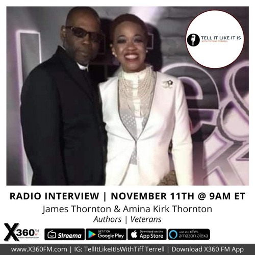 Stream Interview with James Thornton & Amina Kirk Thornton by Tell It ...