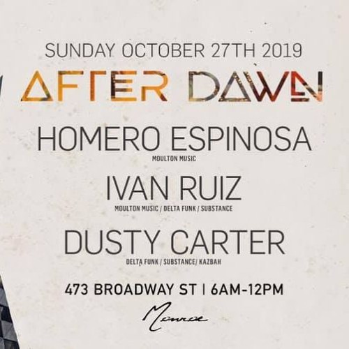 Stream Live at Afterdawn (10.27.2019) by HomeroEspinosa | Listen online ...