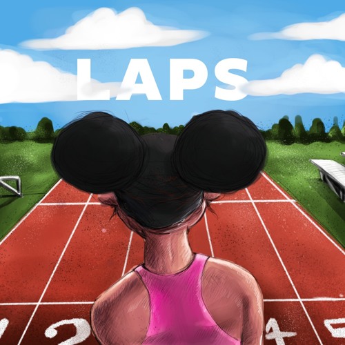 Running Laps Cartoon