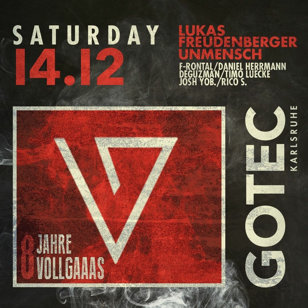 Stream 8 Jahre Vollgaaas @ Gotec Club (Karlsruhe)| 14.12.2019 by Daniel ...