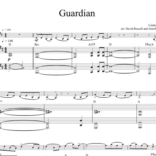 Stream Guardian Piano Accompaniment Sample by Lindsey Stirling Sheet ...