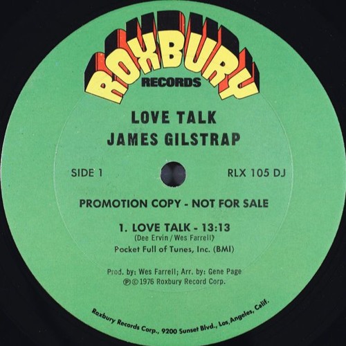 Stream JAMES GILSTRAP: "LOVE TALK" [Martin Shaw & J*ski Extended] by ...