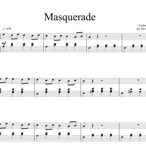 Stream Masquerade Piano Solo by Lindsey Stirling Piano Solos | Listen ...