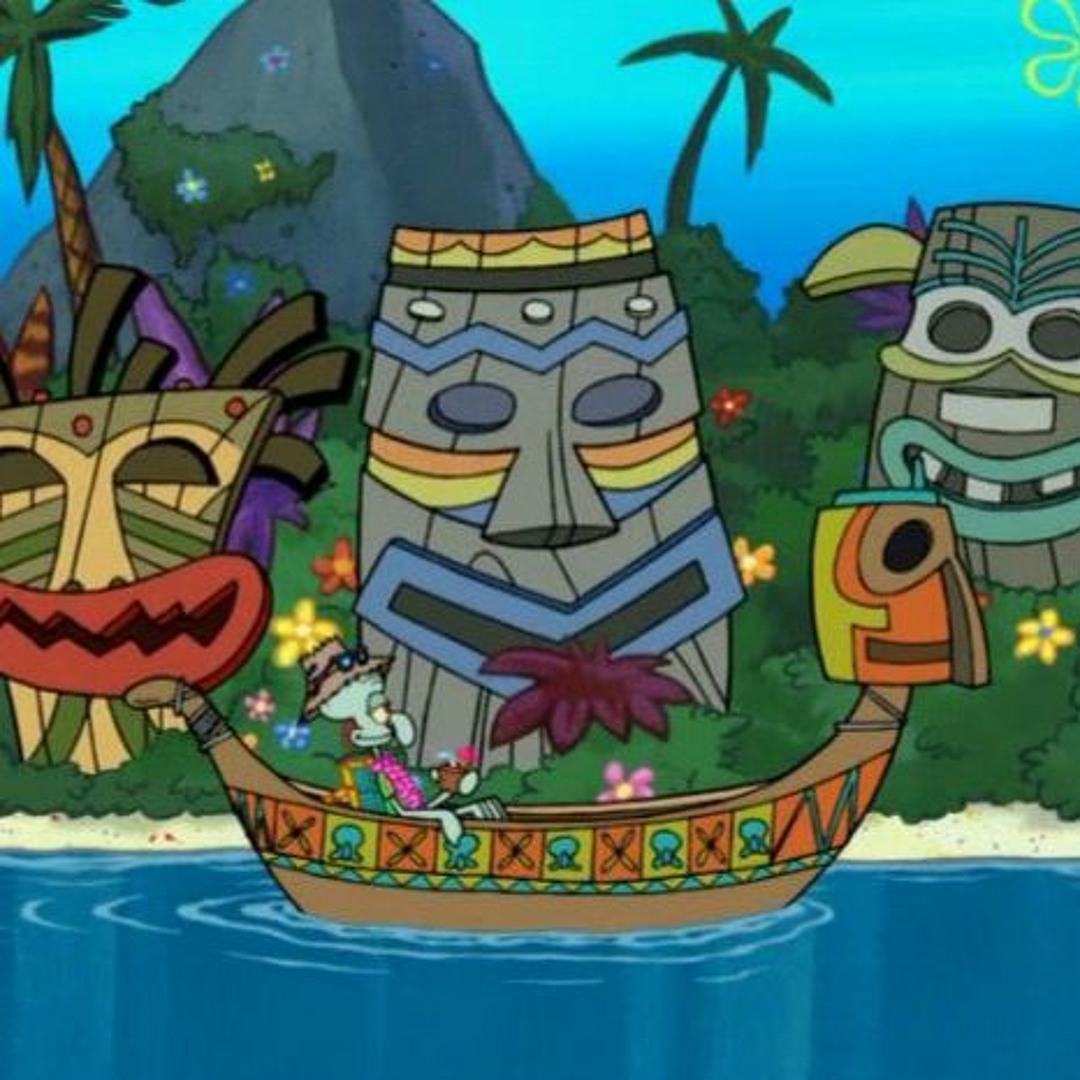Spongebob Squarepants Squidward's Tiki Land