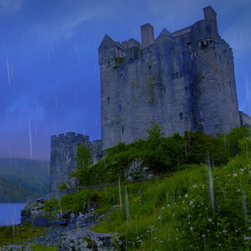 Stream Rain Sounds For Sleeping & River White Noise By Scottish Castle ...