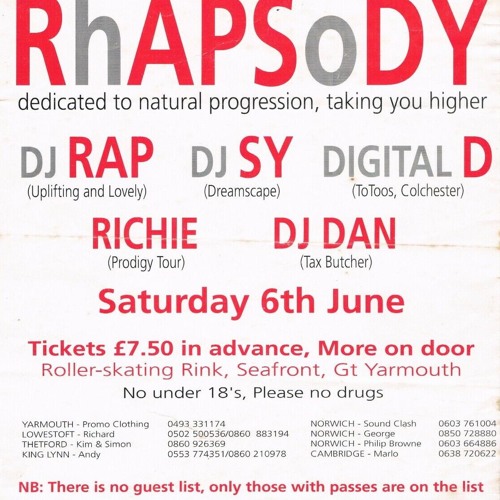 Stream Judge Dred & DJ Richie - Rhapsody - 6th June 1992 by Deep Inside ...