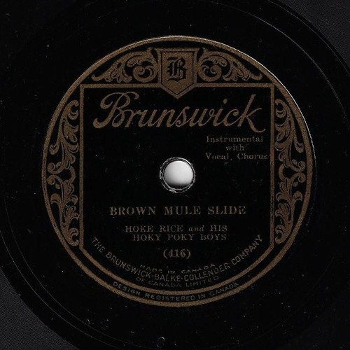 Stream Hoke Rice And His Hokey Pokey Boys (Brunswick 416) Brown Mule ...