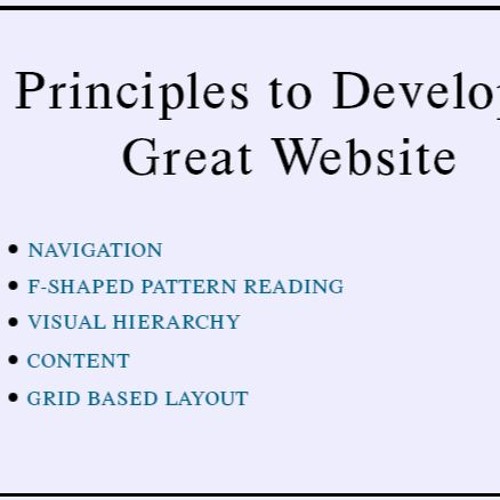 Stream episode Principles To Develop A Great Website by Pure Digital ...