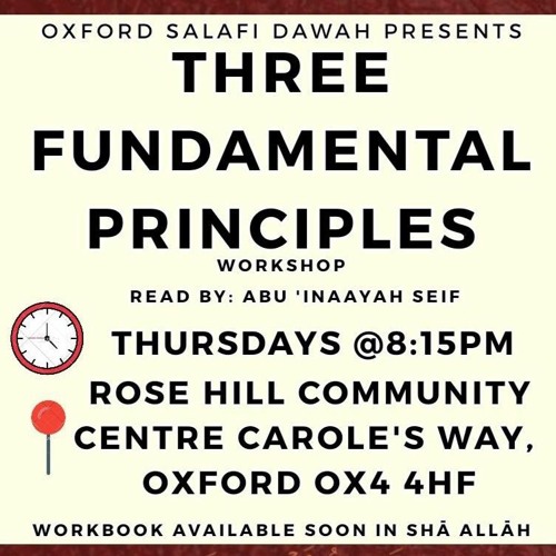 Stream Three Fundamental Principles - Lesson 10 | Abu Inaayah by Oxford ... Stream Three Fundamental Principles - Lesson 10 | Abu Inaayah by Oxford ...