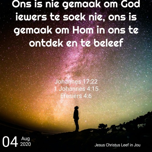 Stream ONS IS GEMAAK OM DIE VOLHEID VAN GOD IN 'N MENSLIKE LIGGAAM HIER ...