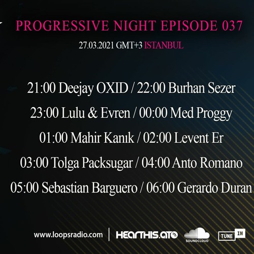Stream MED PROGGY - Progressive Night Episode 037 - Loops Radio by Loops Radio | Listen online ...