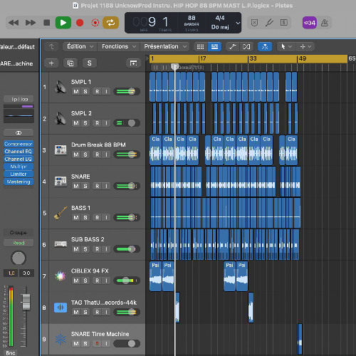 Stream Projet 1188 UnknowProd Instru. HIP HOP 88 BPM MAST L.P by ...