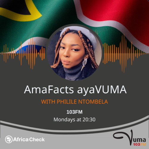 Stream AmaFacts ayaVUMA | Vuma FM ` 19 January 2026 by Africa Check ...