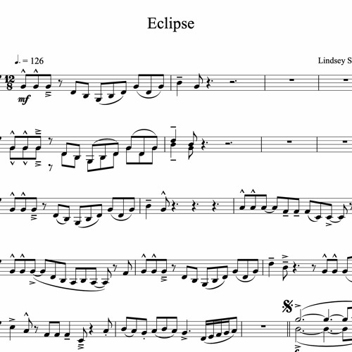 Stream Eclipse Karaoke Sample by Lindsey Stirling Sheet Music | Listen ...