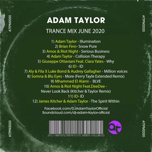 Stream Adam Taylor - Trance Mix June 2020 by DJ Adam Taylor Official ...