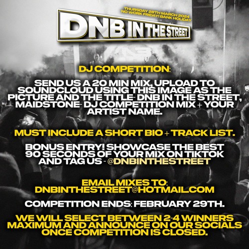 Stream DNB IN THE STREET MAIDSTONE DJ COMPETITION MIX - CS GAS by C S ...