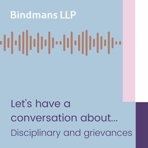 Stream episode Let's have a conversation about... disciplinary and grievances by Bindmans LLP ...