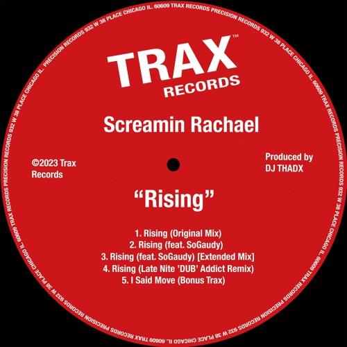 Stream Screamin Rachael - I Said Move (Bonus Trax) by TRAX Records ...