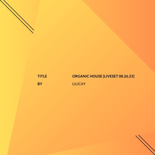 Stream Organic House/Afro House [live set] 082623 | Duryea's Orient ...