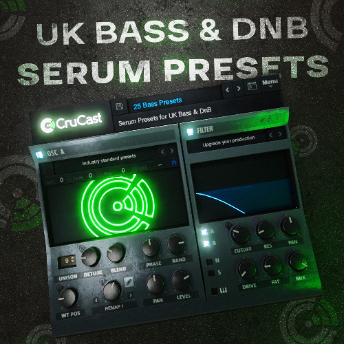 Stream Crucast UK Bass & DNB Serum Presets by CRUCAST | Listen online for free on SoundCloud