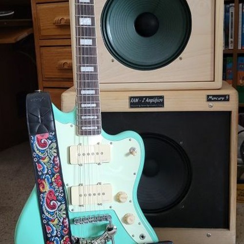Stream 2022 Harley Benton Seafoam Green JA-60CC Guitar, Bridge Pickup ...