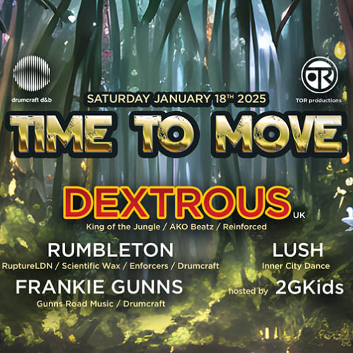 Stream LUSH live @ TIME TO MOVE (These Original Ravers & Drumcraft) Jan ...