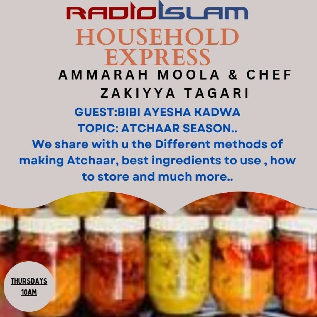 Stream Household Express: Guest Bibi Ayesha Kadwa Atchaar Season by ...