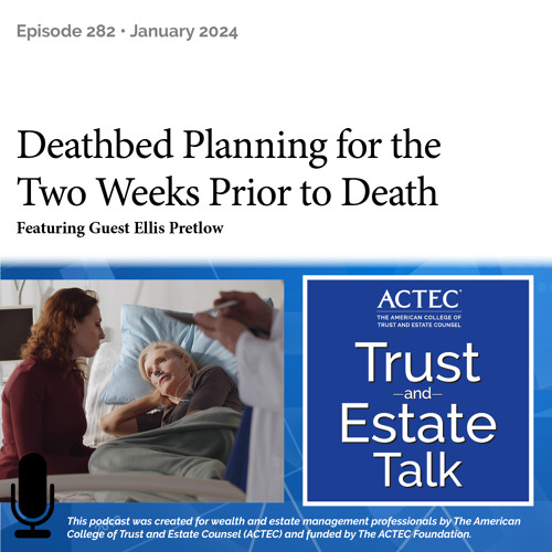 Stream Deathbed Planning for the Two Weeks Prior to Death by American ...