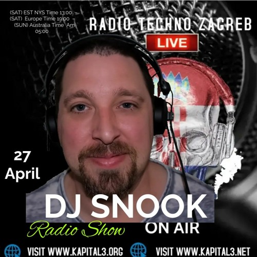 Stream Radio Techno Zagreb Melodic Techno Show April 27th by Dj Snook ...