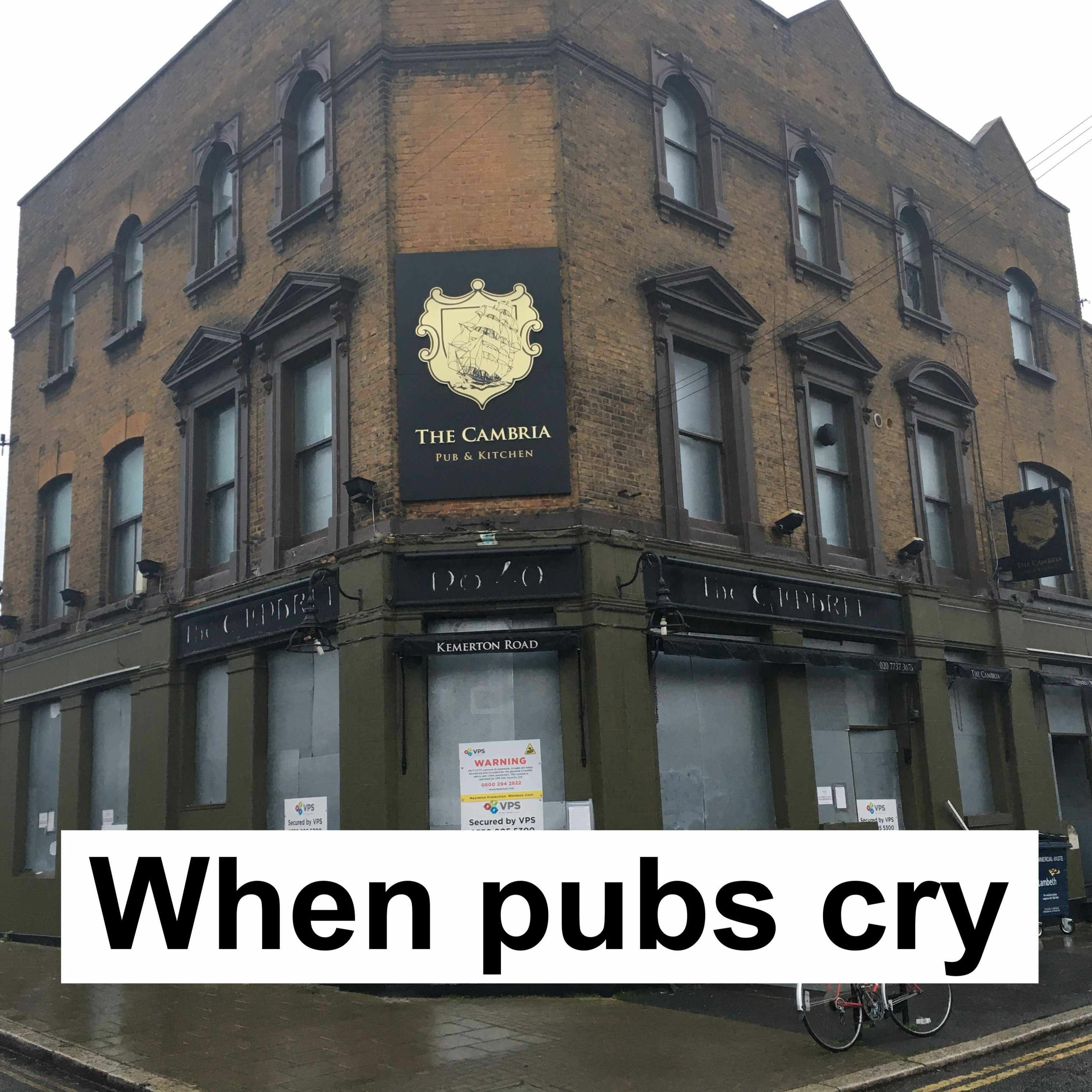 When Pubs Cry: chips, crisps, football & pubs plus guests, James ...