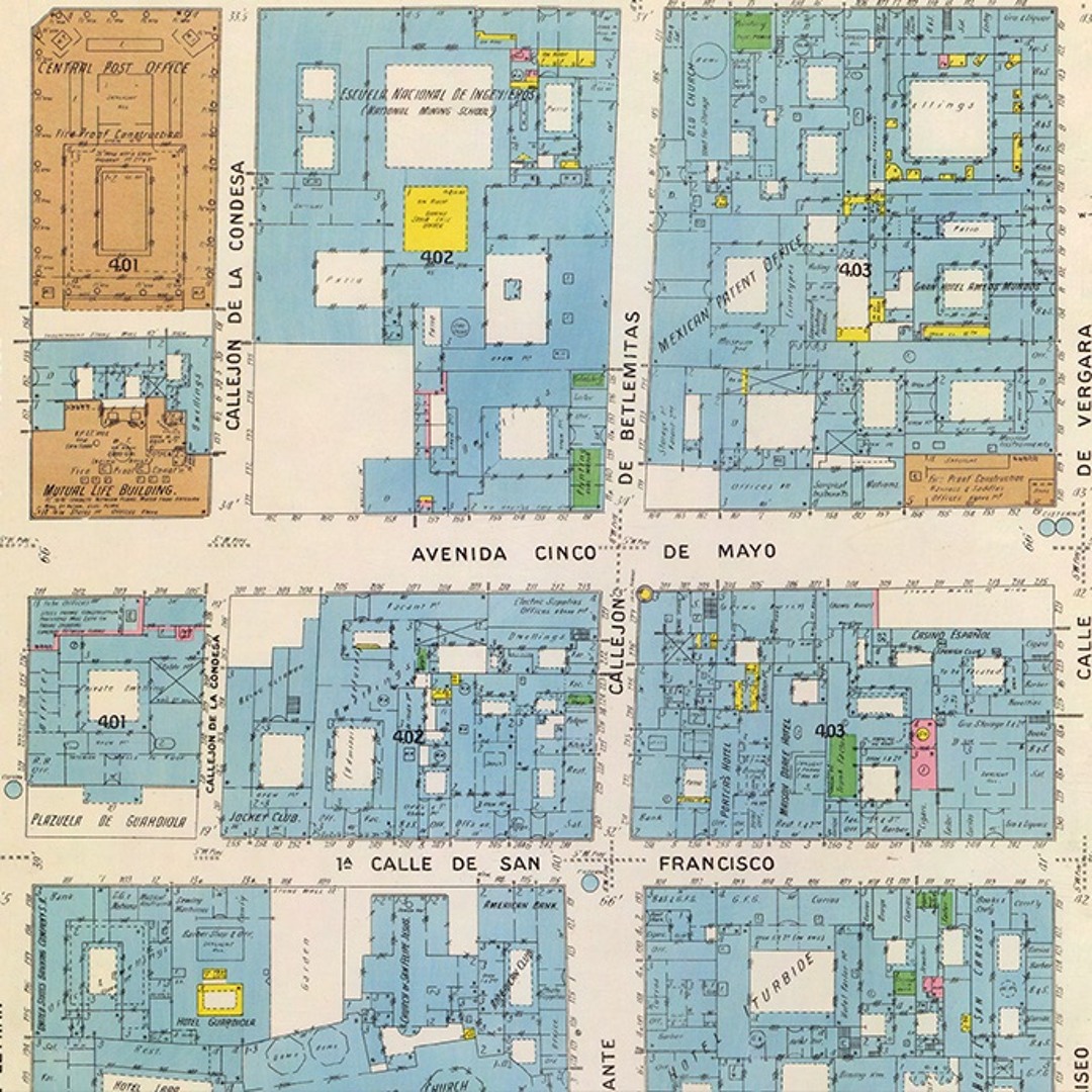 Stream Map 7: Edificio Nacional Financiera and Sanborns by Cartografía ...