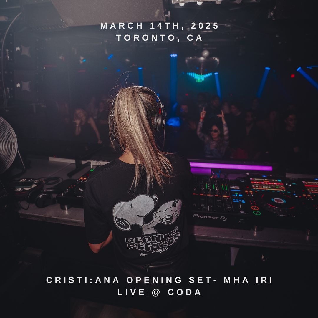 Stream CRISTI:ANA Opening Set - MHA IRI – Live at Coda, Toronto [MAR 14, 2025] by CRISTI:ANA ...