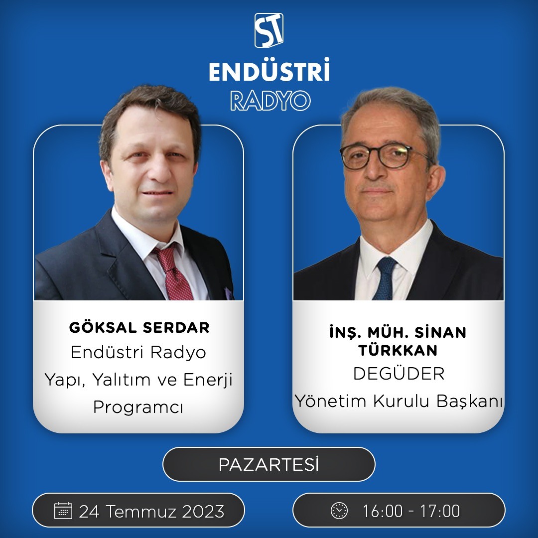 Stream İnş. Müh. Sinan Türkkan - Göksal Serdar ile Yapı, Yalıtım ve Enerji by ST Endüstri Radyo ...