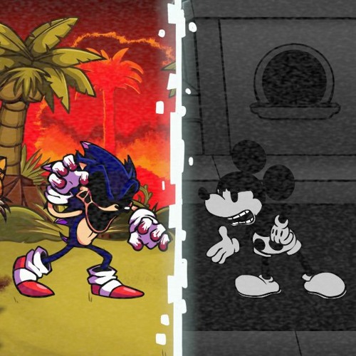 Sonic Exe Vs Mickey Unlikely Rivals But Mickey And Sonic.exe Sing It
