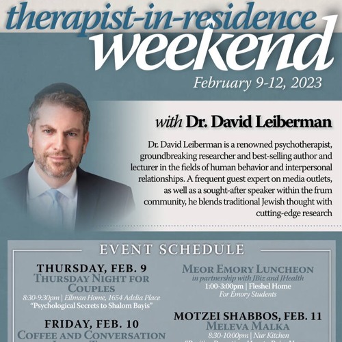 Stream TIR Dr David Lieberman - The Psychology of Shalom Bayis by ...