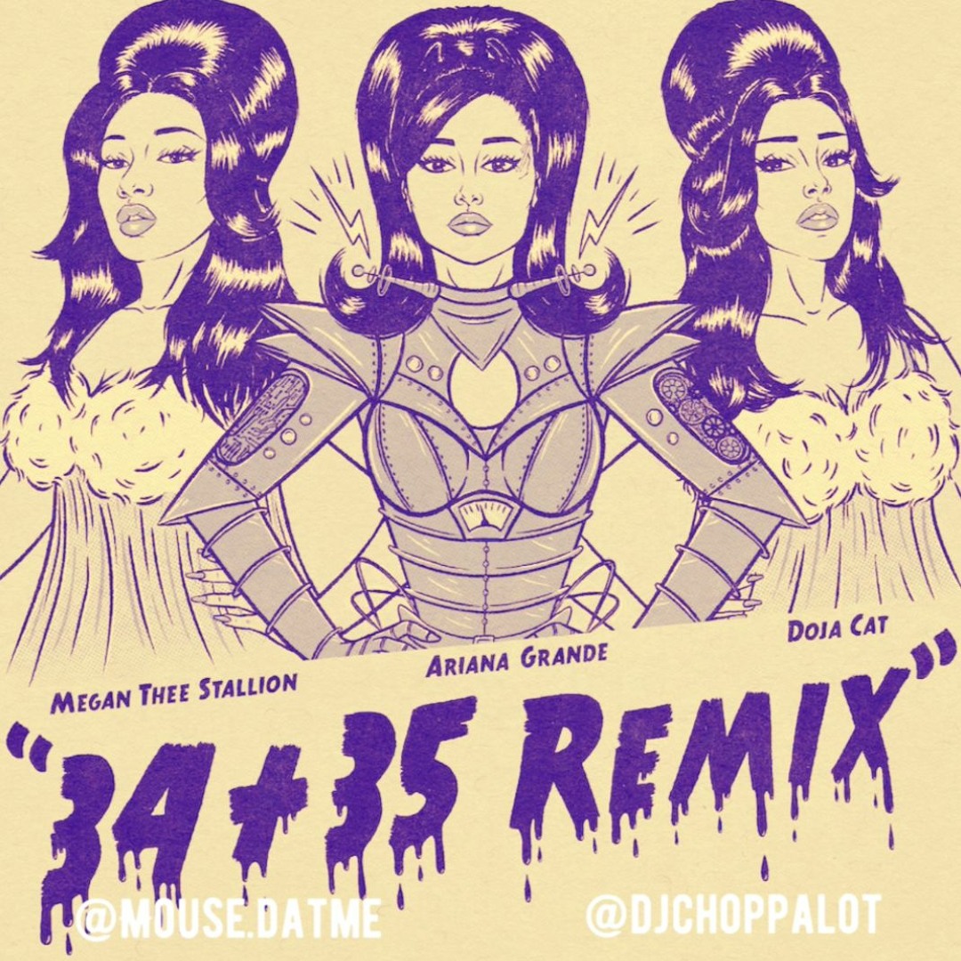 Stream Ariana Grande - 34+35 (Remix) ft. Doja Cat, Megan Thee Stallion ...