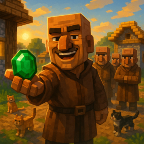 Listen to music albums featuring Emerald (A Minecraft Villager Song) (A ...