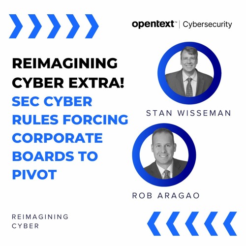 Stream EXTRA! SEC Cyber rules forcing Corporate Boards to pivot by Reimagining Cyber ...